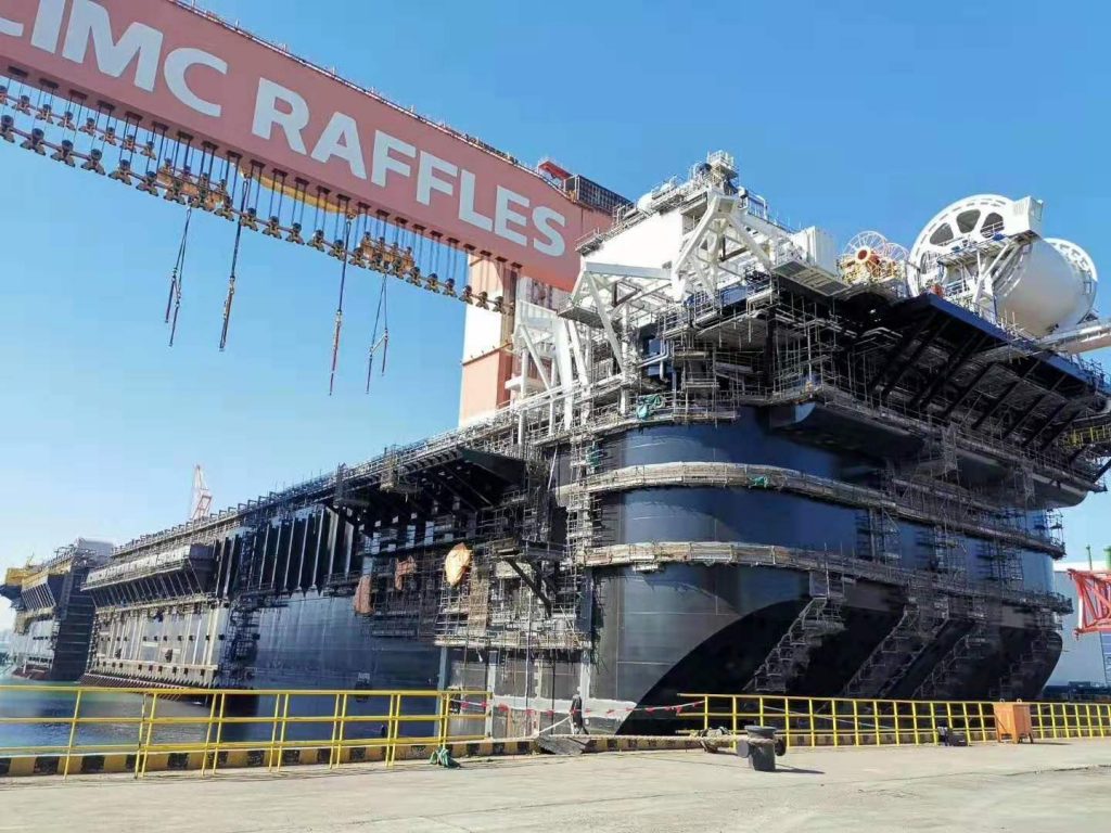 P71 FPSO完成船体合拢 | SinorigOffshore