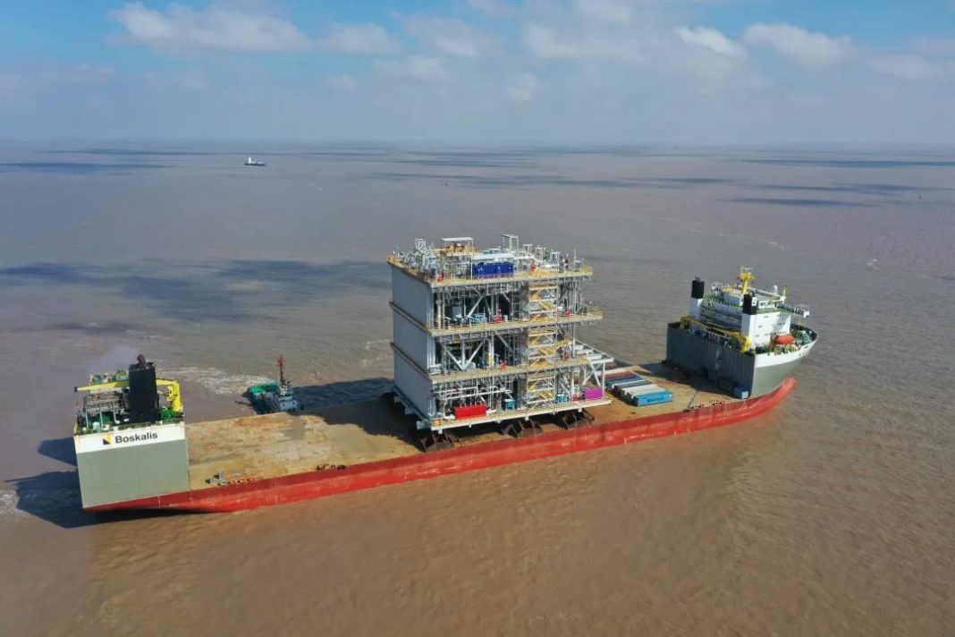 启东中远交付ALNG2项目首个工艺模块 | SinorigOffshore