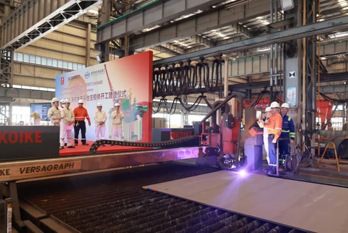 启东中远Scarborough FPU主船体开工 | SinorigOffshore